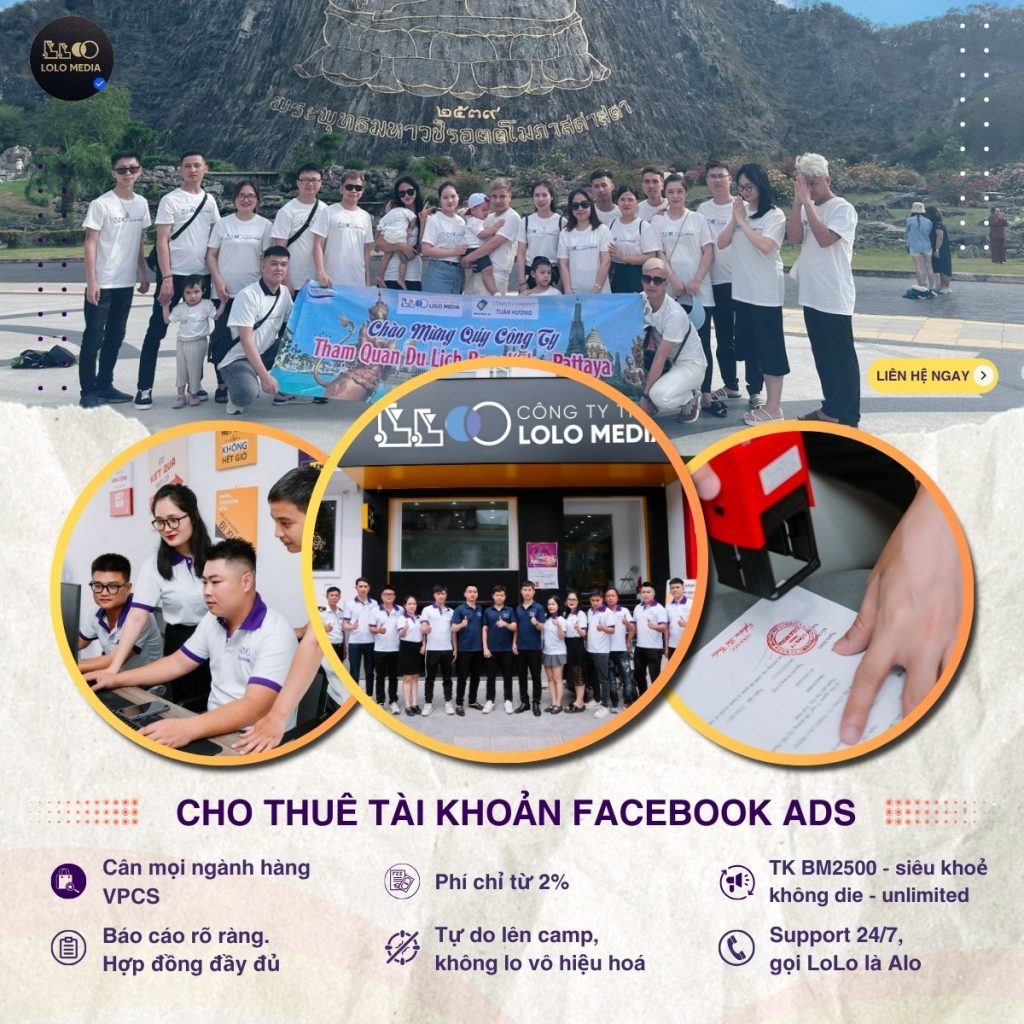 Lolo media - Agency dịch vụ cho thuê tài khoản chạy VPCS
